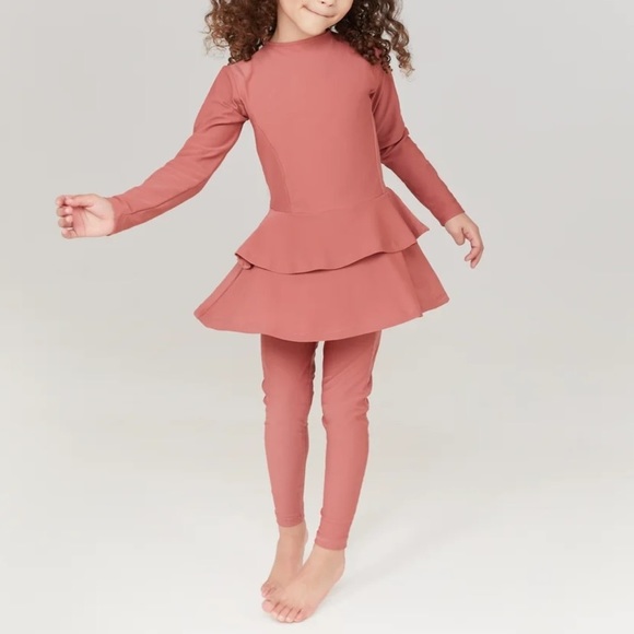 Lyra Swim | Swim | Lyra Swim Leila Rose Long Sleeve Skirt Swim Top ...